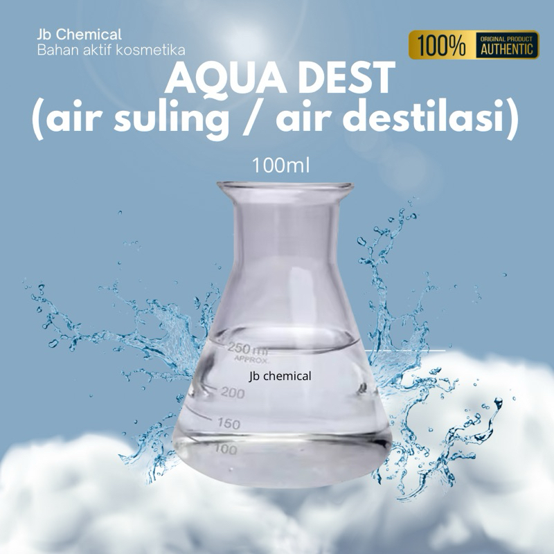 Jual Aquadest 100ml - Aqua dest Steril - air suling | Shopee Indonesia
