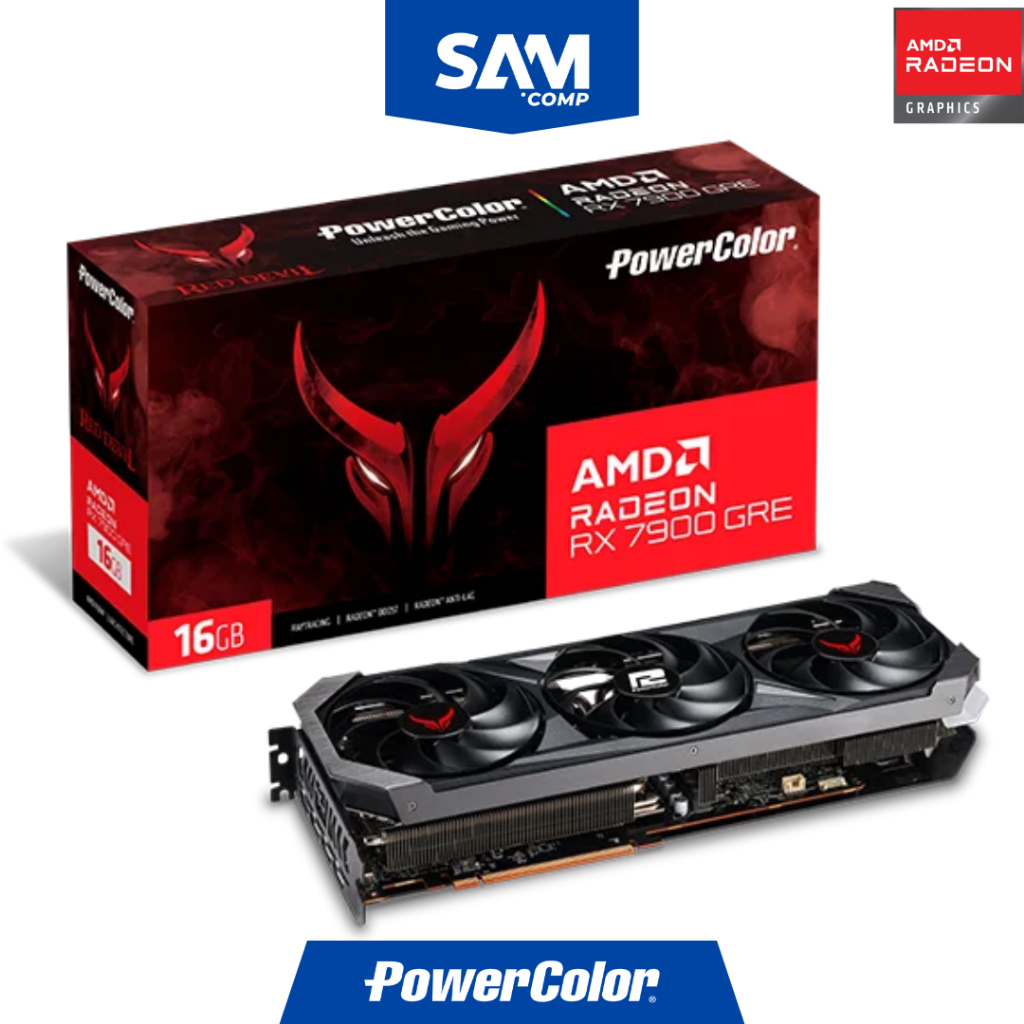 Jual POWERCOLOR Red Devil AMD Radeon RX 7900 GRE 16GB GDDR6 | Shopee ...