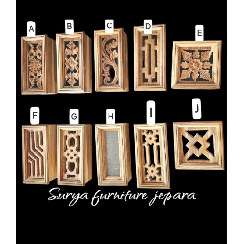 Jual LOSTER KAYU JATI ROSTER ANGIN ANGIN 33x17/24x24 | Shopee Indonesia