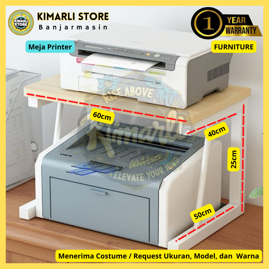 Jual BM03 >> Meja Printer 2 Tingkat Uk.60x40 GARANSI 1 Tahun By ...