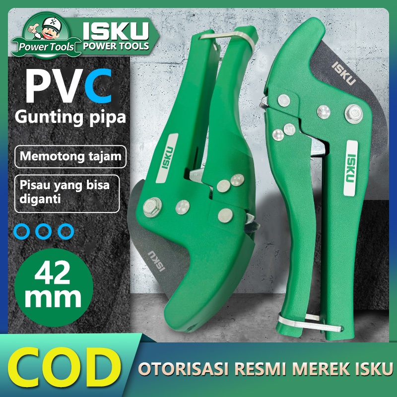 Jual ISKU Pipe Cutter Gunting Pipa Tang Potong Pipa 42 mm Gunting Pemotong Pipa Pipe Tubing ...