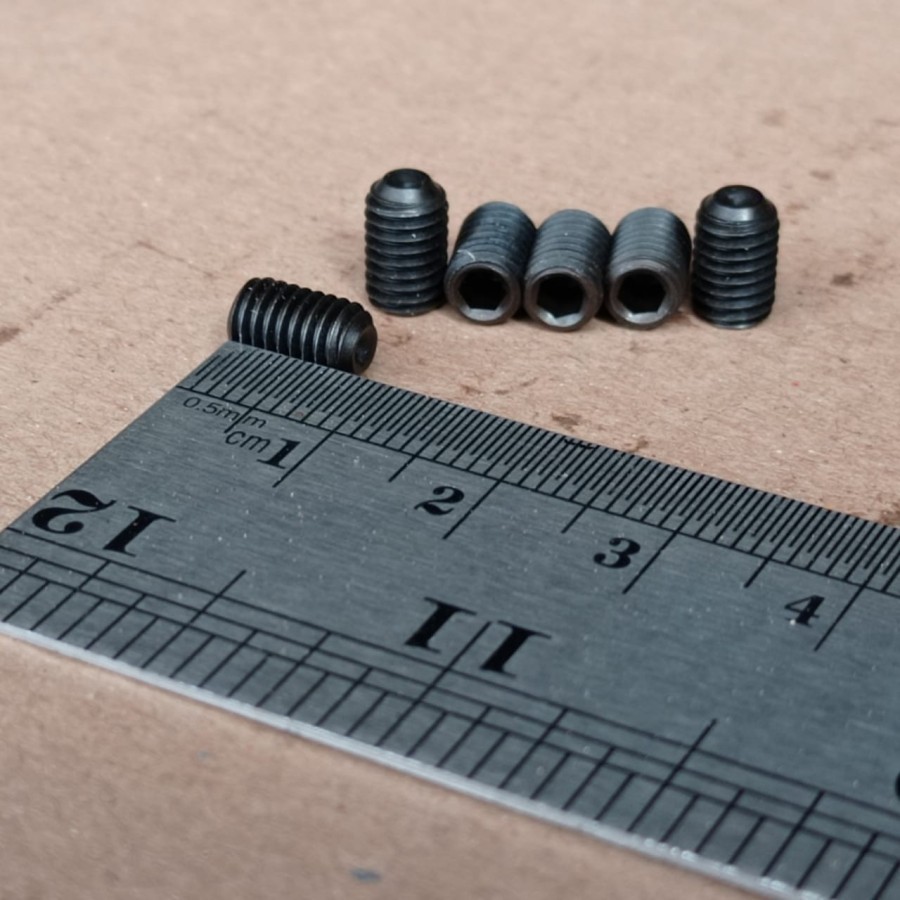 Jual BAUT L TANAM M5X8 BAJA PANJANG 8MM HITAM BAUD 8 KUNCI L 2,5 L2,5 ...