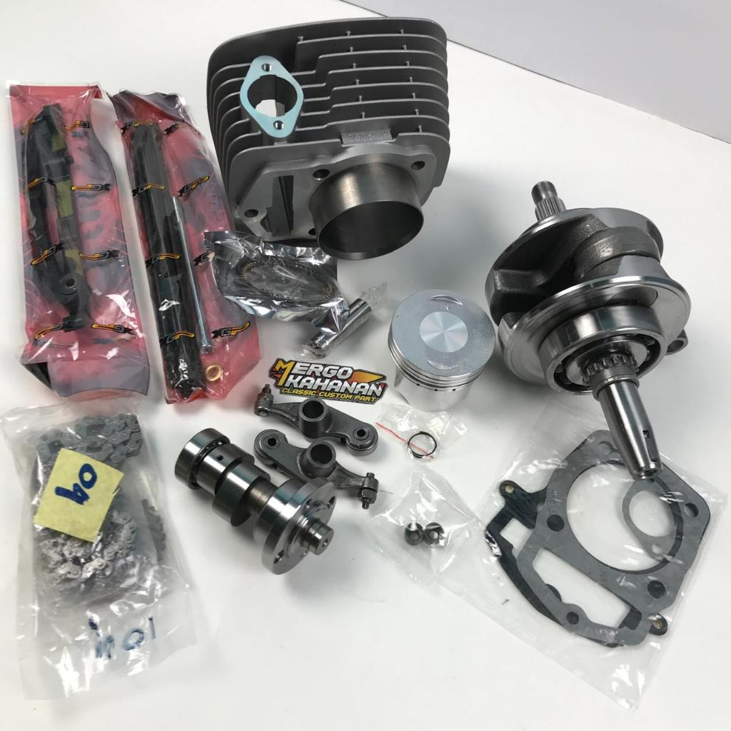 Jual Paket Bore UP CB GL MP Megapro Tiger 200cc up 230 Kruk as Bandul Tiger Langkah 70 Blok ...