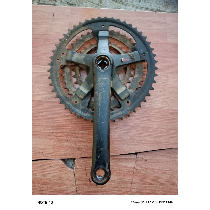 Jual crankset sepeda jadul shimano 70gs oval antiq | Shopee Indonesia