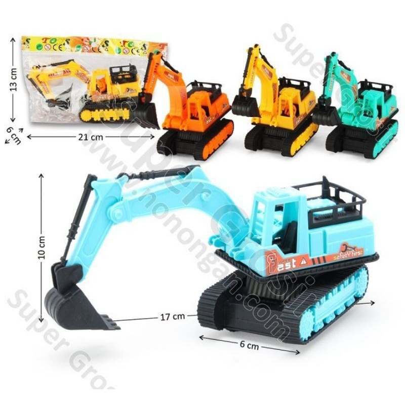 Jual Mainan Kendaraan Konstruksi Excavator Bego | Shopee Indonesia
