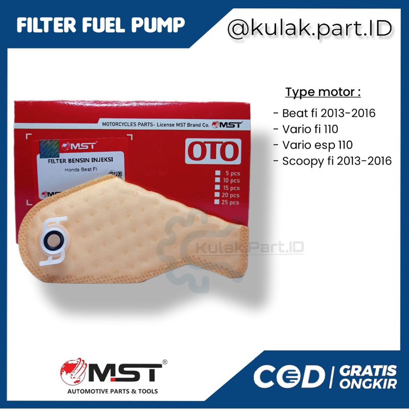 Jual Filter Fuel Pump Beat Fi/Filter full pump Beat esp/filter Bensin ...