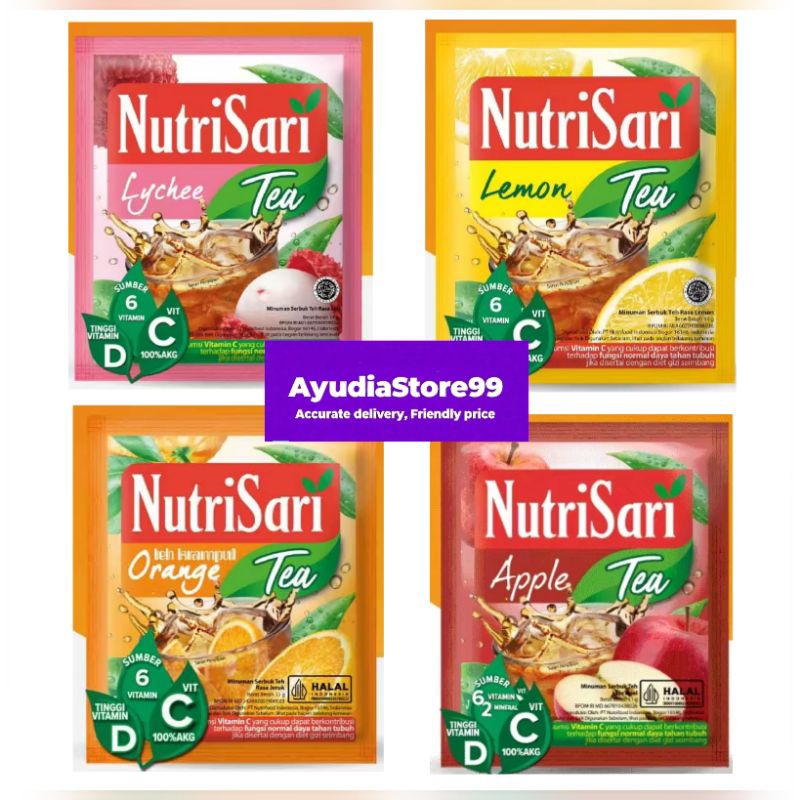 Jual NutriSari Jeruk Peras -Nutrisari Lemon Tea 10 Sachet/Orange tea ...