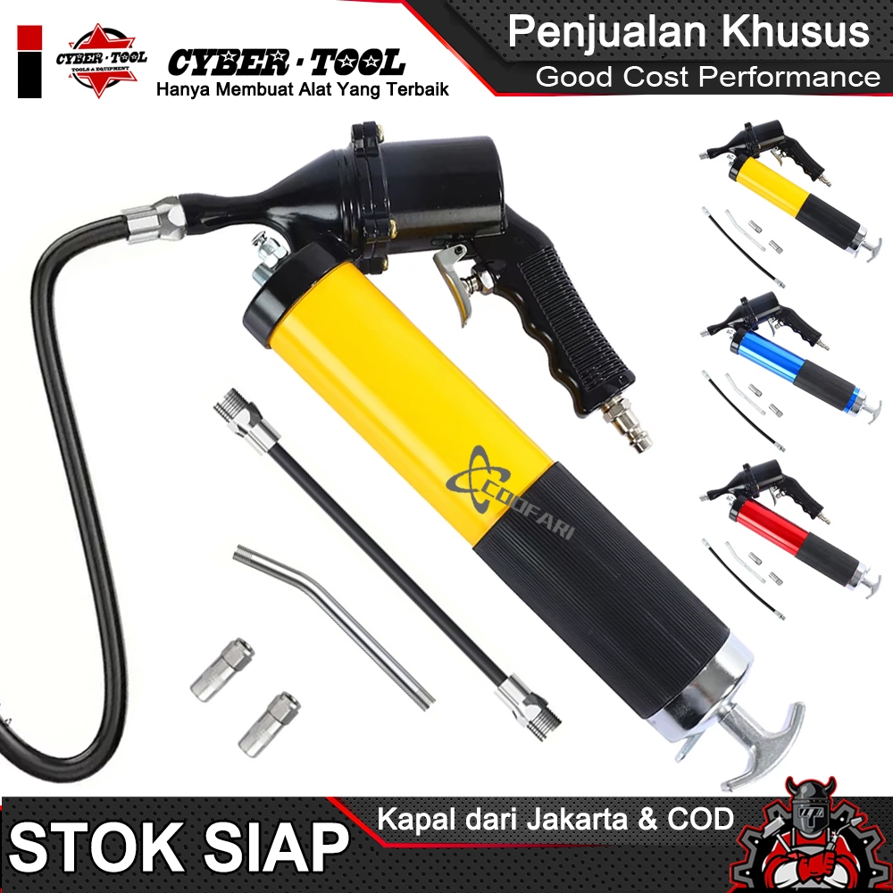 Jual Air Grease Gun 500CC Pompa Oli Gemuk Minyak Kental Tenaga Angin ...