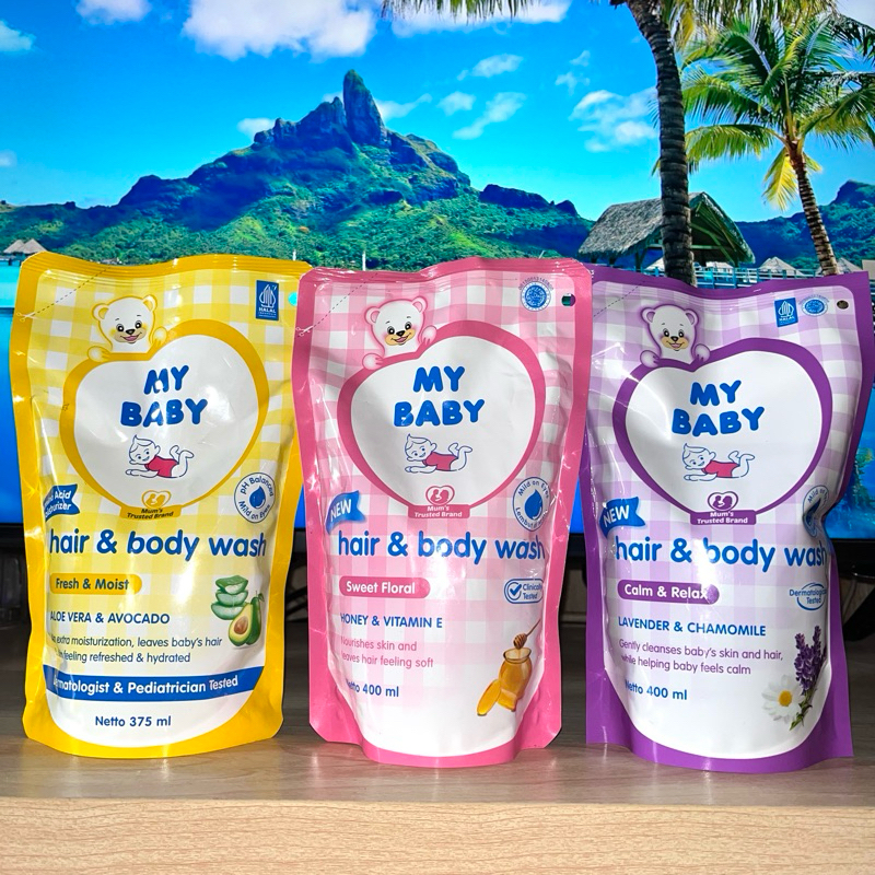 Jual My Baby Hair and Body Wash Refill 400/375ml | Shopee Indonesia