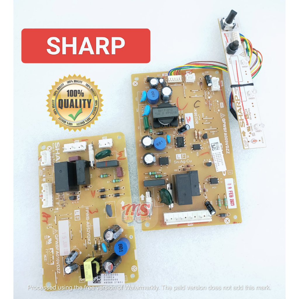 Jual [STOK READY] PCB MODUL KULKAS. SHARP 2 PINTU NON-INVERTER | Shopee ...