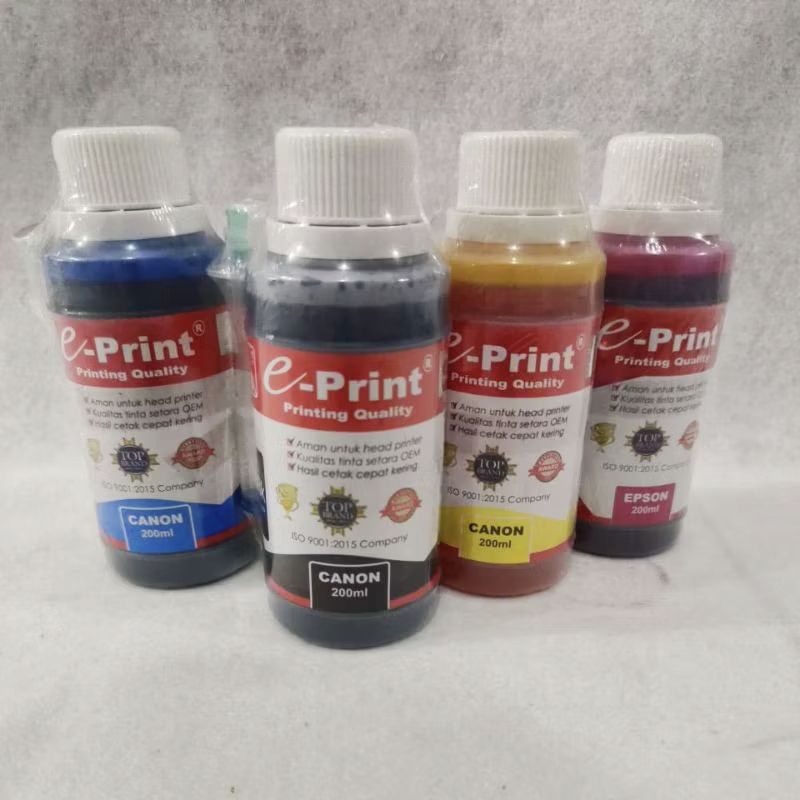 Jual Tinta Suntik Botol E-Print Canon Epson 200 ml | Shopee Indonesia