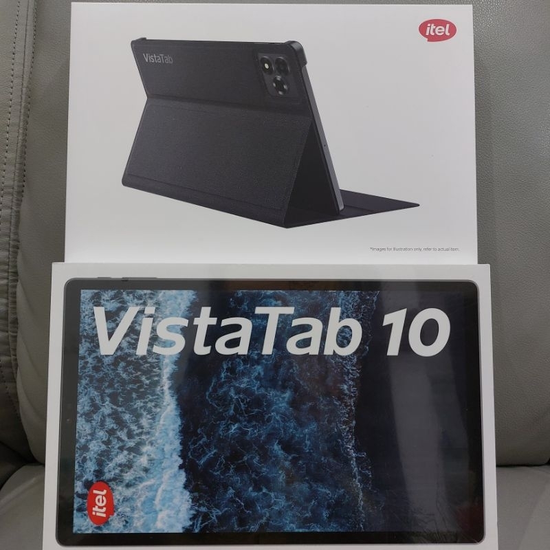 Jual itel vista tab 10 4/128gb 4g tablet 10inch plus cover | Shopee ...