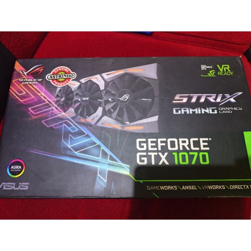 Jual VGA GTX 1070 8GB ROG STIX Second | Shopee Indonesia