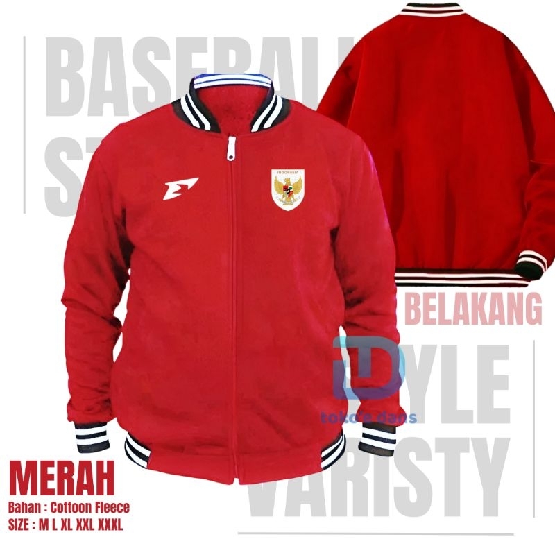 Jual JAKET TIMNAS INDONESIA ERSPO TERBARU CUSTOM DESAIN PRIA WANITA ...