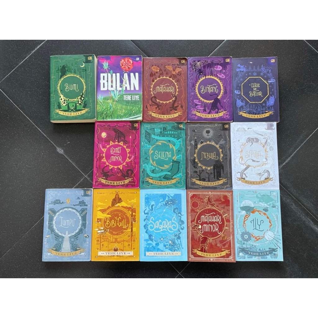 Jual Preloved Novel Bumi Series Tere Liye 1 - 15 (Satuan) | Shopee ...