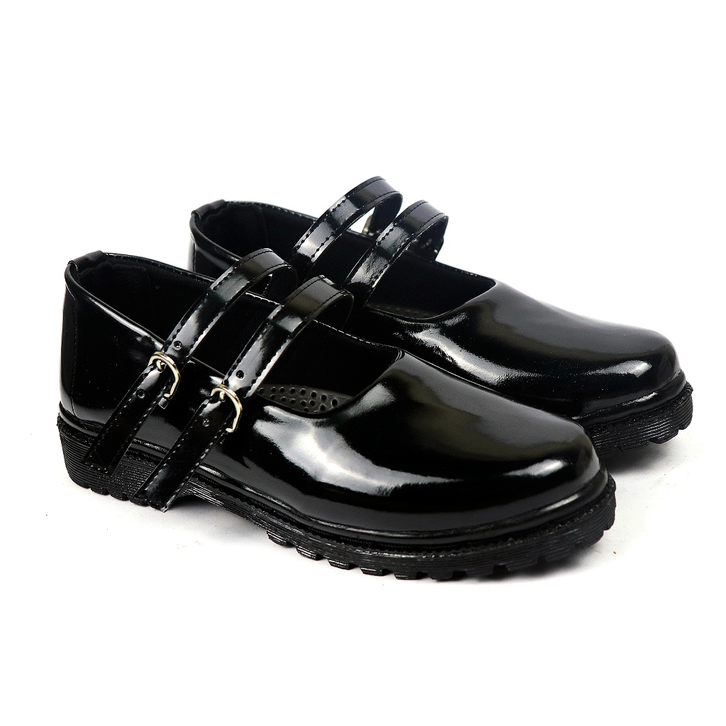 Jual Flazo Sepatu Pantofel Wanita Kantor Perawat Sepatu Paskibra Hitam ...