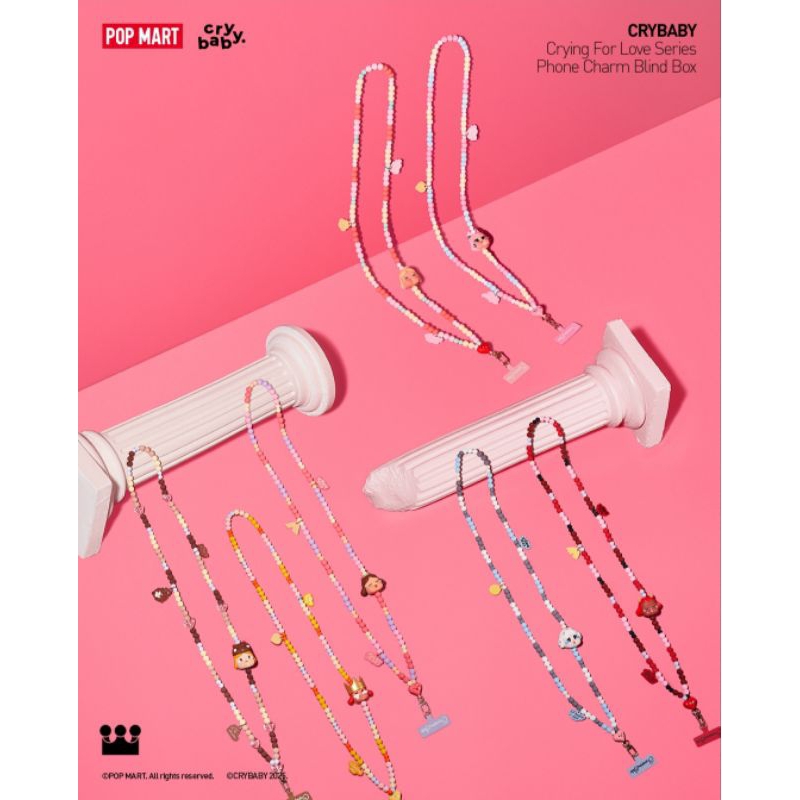 Jual Pop Mart Crybaby Crying for Love Phone Charm Lanyard Original ...