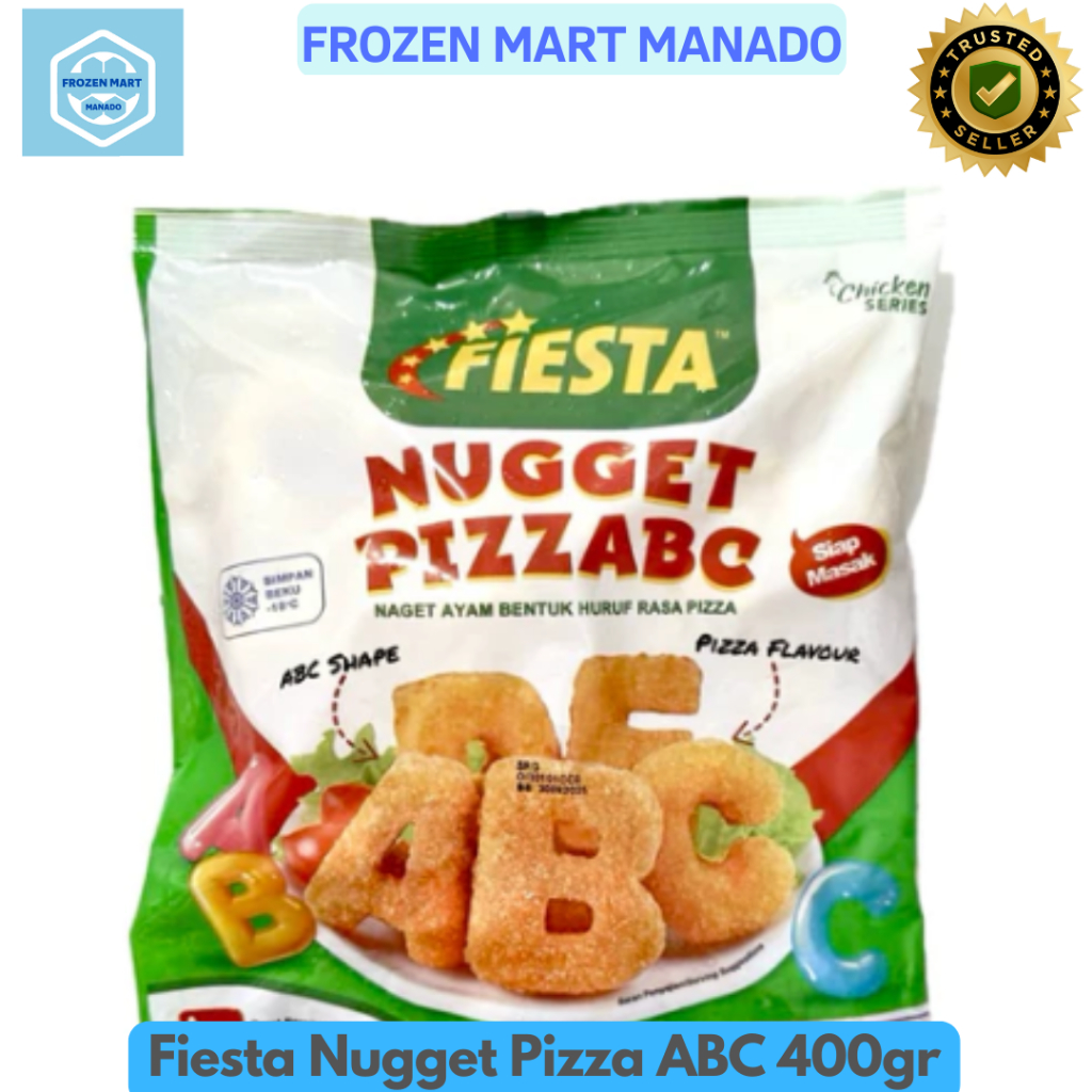 Jual Fiesta Nugget Pizza ABC 400gr - Frozen Mart Manado (Frozen Food ...