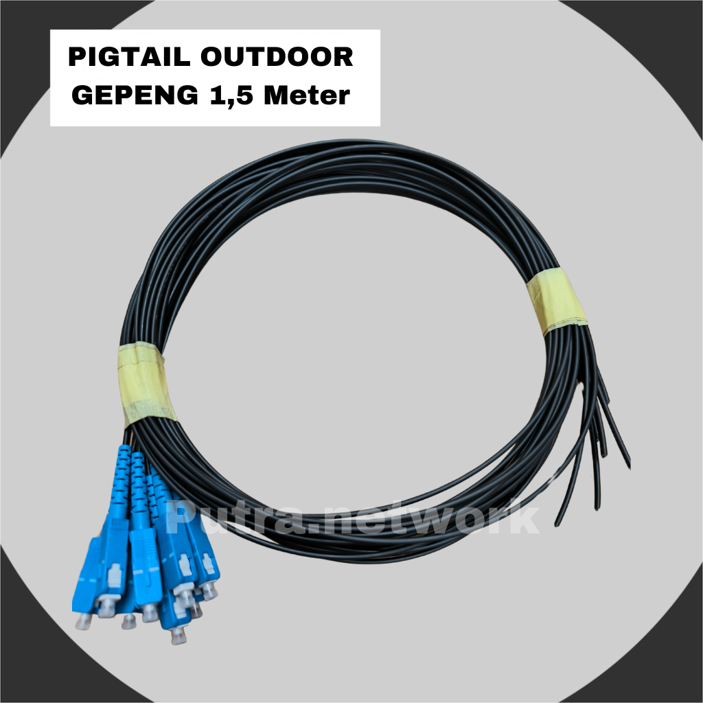 Jual Pigtail Gepeng Pigtail SC UPC Pigtail Outdoor 1,5 Meter Precon ...