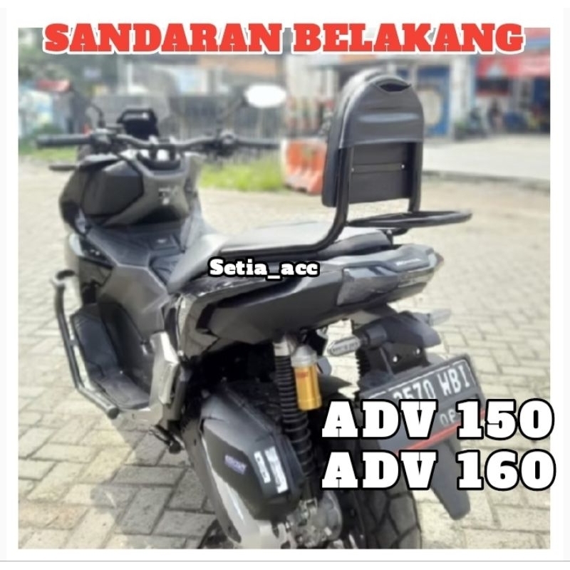 Jual Sandaran Motor ADV 150 ADV 160 Jok Sandaran Belakang | Shopee ...