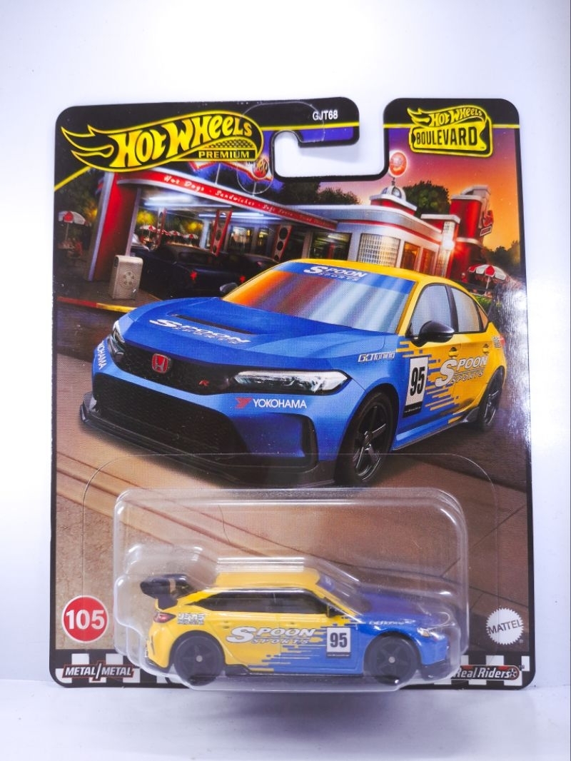 Jual Hot Wheels Premium Boulevard 24 Honda Civic Type-R Spoon | Shopee ...