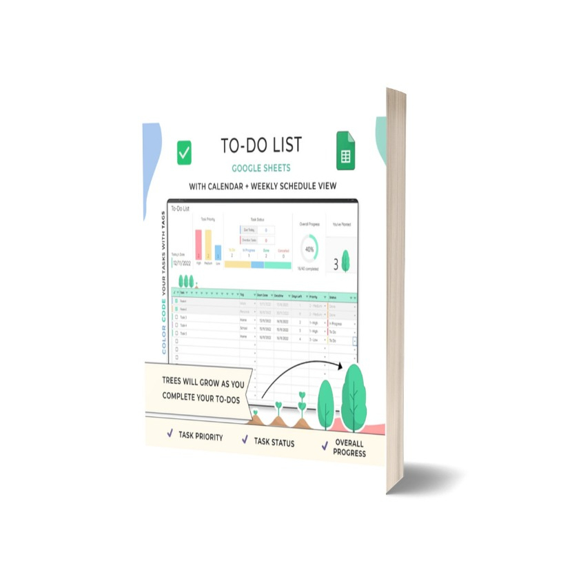 Jual To Do List Spreadsheet Template – Buat Aktivitas Anda Jadi Lebih ...