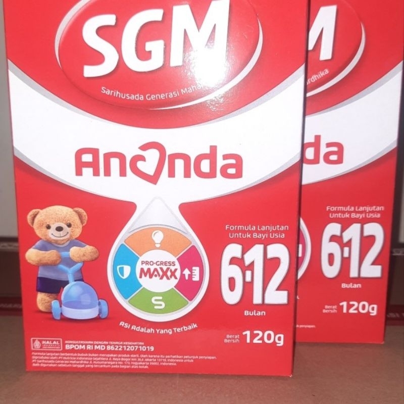 Jual Sgm Ananda 6-12 600 Gr. ( Kemasan 120 gr x 5 ) | Shopee Indonesia