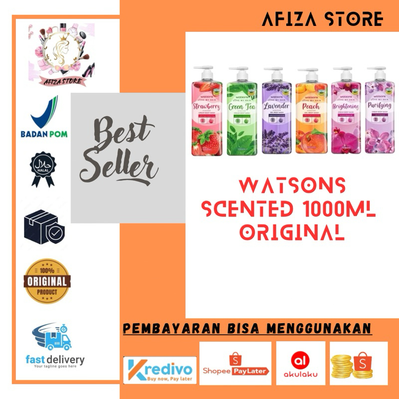 Jual Watsons Bodywash 1 liter READY ALL VARIANT Body Wash Watson 1000 ...