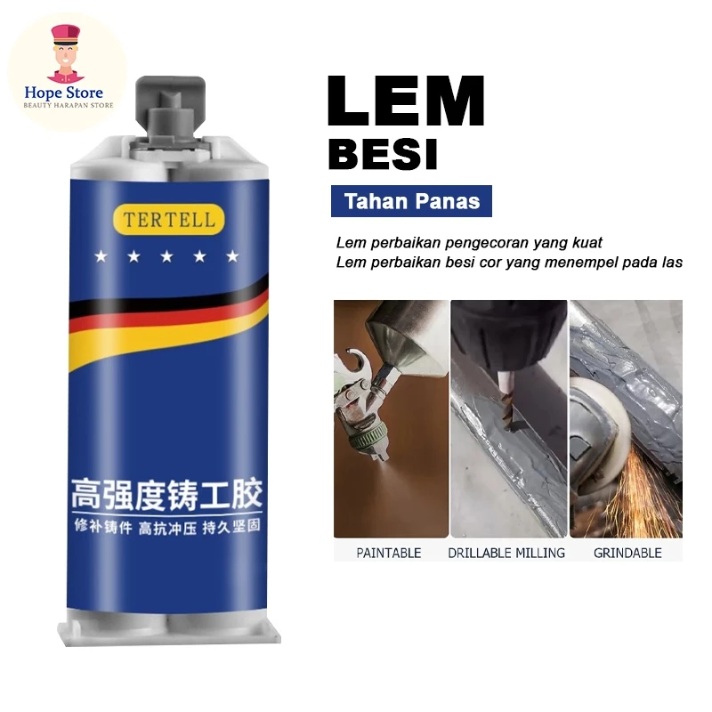 LEM AB Lem Besi Super Kuat / Lem Besi Pengecoran Logam Super Kuat Tahan ...