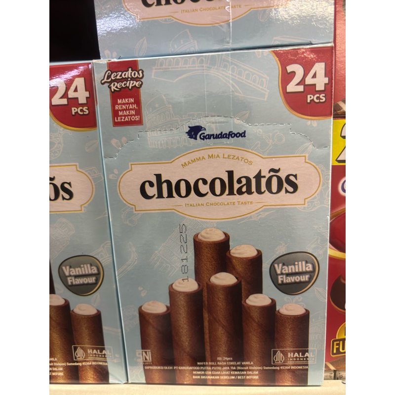 Jual Chocolatos Wafer Stick isi 24/box | Shopee Indonesia