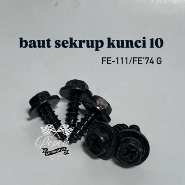 Jual Baut Sekrup Skrup Kunci 10 Grill FE | Shopee Indonesia