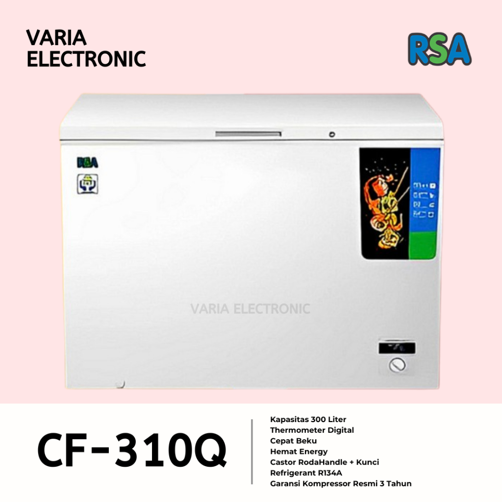 Jual Chest Freezer RSA CF-310Q Kapasitas 300 Liter | Shopee Indonesia