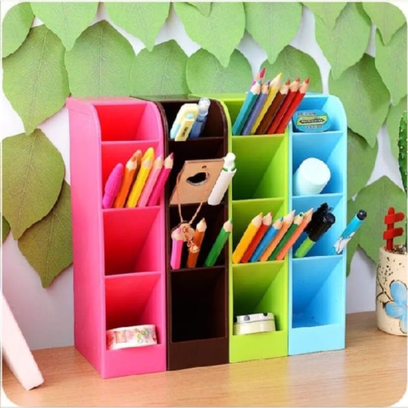 Jual Holder pen rak pulpen pensil/lipstik 4 tingkat multifungsi Desk ...