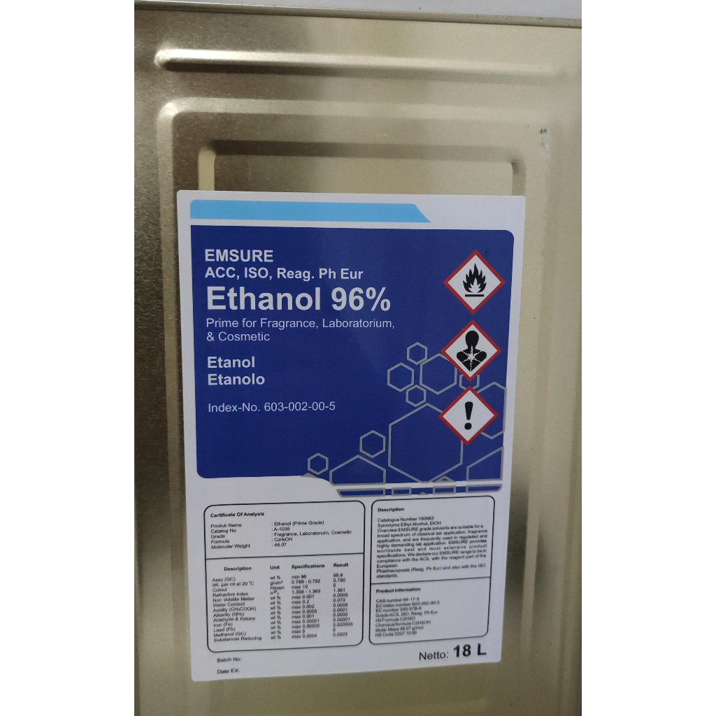Jual ETHANOL. Etanol campuran parfum spray terbaik kemasan repack botol plastik | Shopee Indonesia