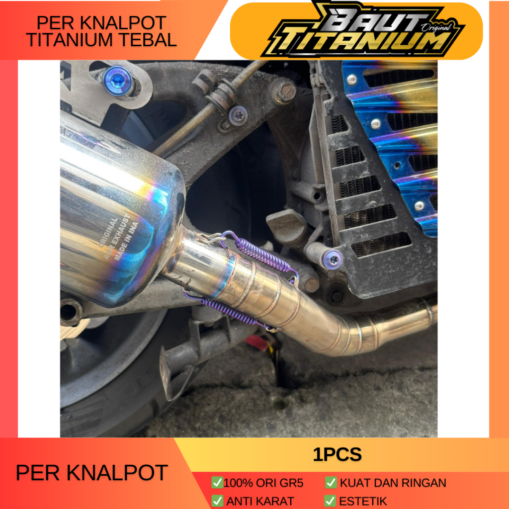 Jual Per Knalpot Titanium Gr5 | Shopee Indonesia