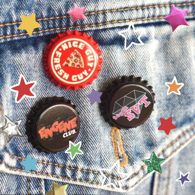 Jual Bottle cap pins! (SEVENTEEN, BSS, ENHYPEN, BOYNEXTDOOR) by kulkit ...