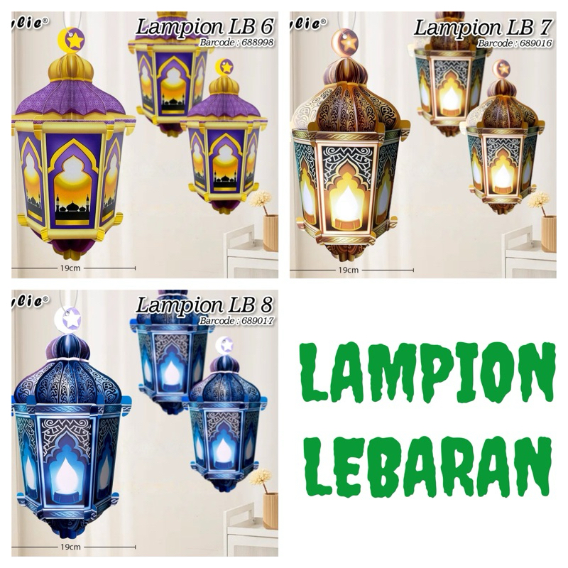 Jual HIASAN DEKORASI GANTUNGAN LAMPION LEBARAN | Shopee Indonesia