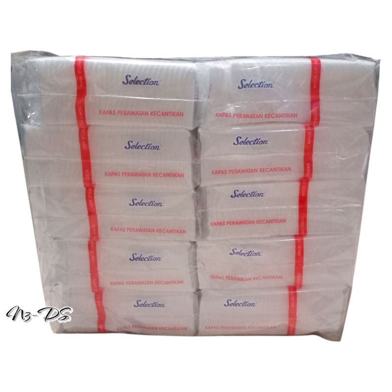 Jual PAKET 10 PCS KAPAS SELECTION FACIAL COTTON 35g | Shopee Indonesia
