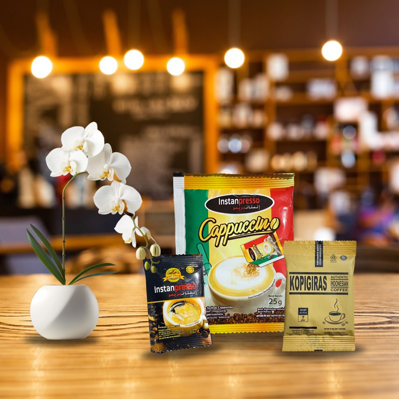 Jual Paket 5000 Mix Kopi giras x instanpresso x cappucino | Shopee Indonesia