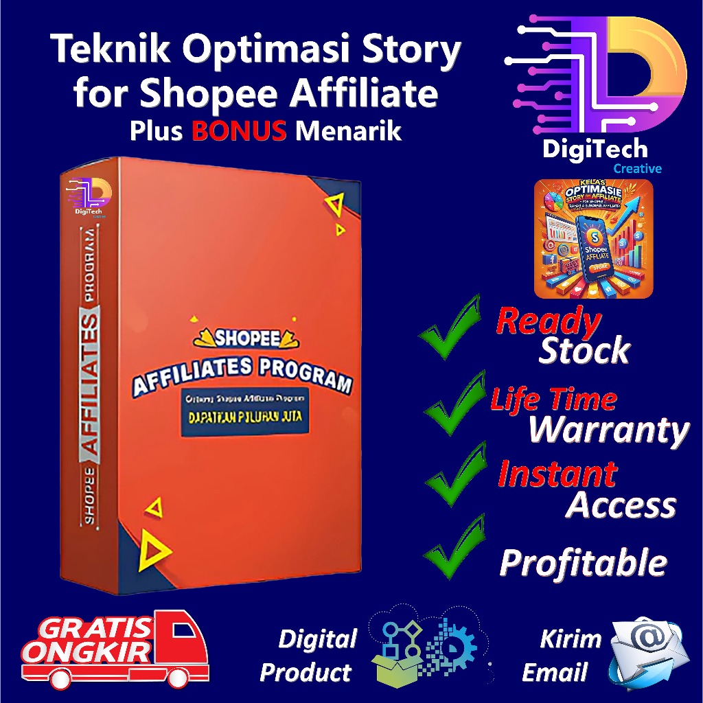 Jual Digital Marketing - E Course Teknik Optimasi Story for Shopee ...