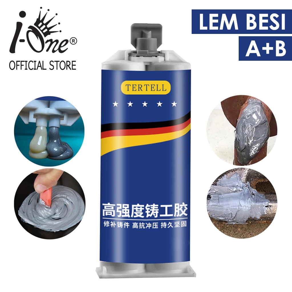 Jual Lem Besi AB TERTELL Lem Super Kuat Tahan Panas Original / Epoxy ...