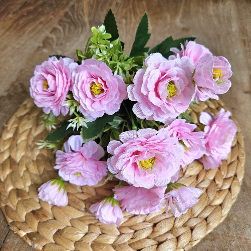 Jual Bunga Japan Camelia X5 Artificial | Shopee Indonesia