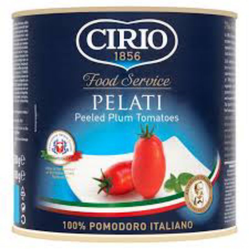 Jual Cirio Pelati Peeled Plum Tomatoes 2,5 kg | Shopee Indonesia