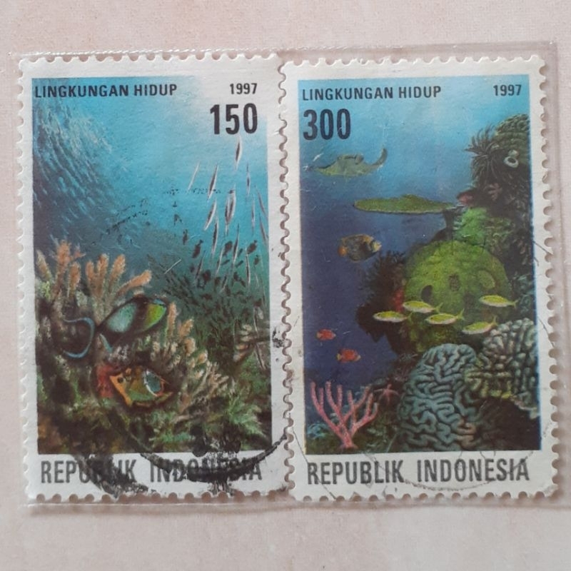 Jual Perangko Indonesia Lingkungan Hidup Tahun 1997 set 2pcs | Shopee ...