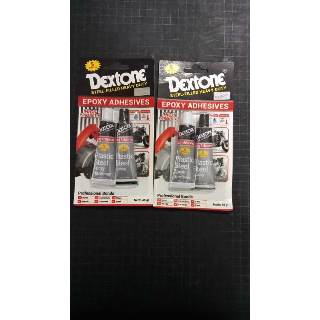 Jual Lem Logam - Lem Besi - Lem Plastik - Lem DEXTONE Epoxy Campur 5 ...