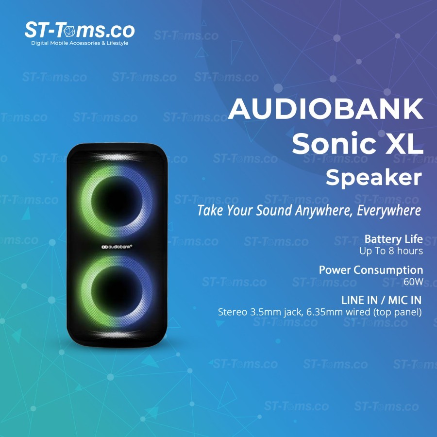 Jual Audiobank Sonic XL SonicXL Speaker Active Speaker Portable With ...
