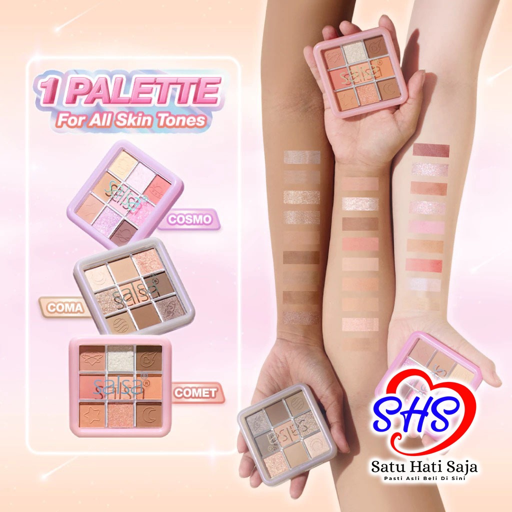 Jual SALSA Galaxy Eyeshadow Palet – Palette Eyeshadow | Make Up Douyin ...
