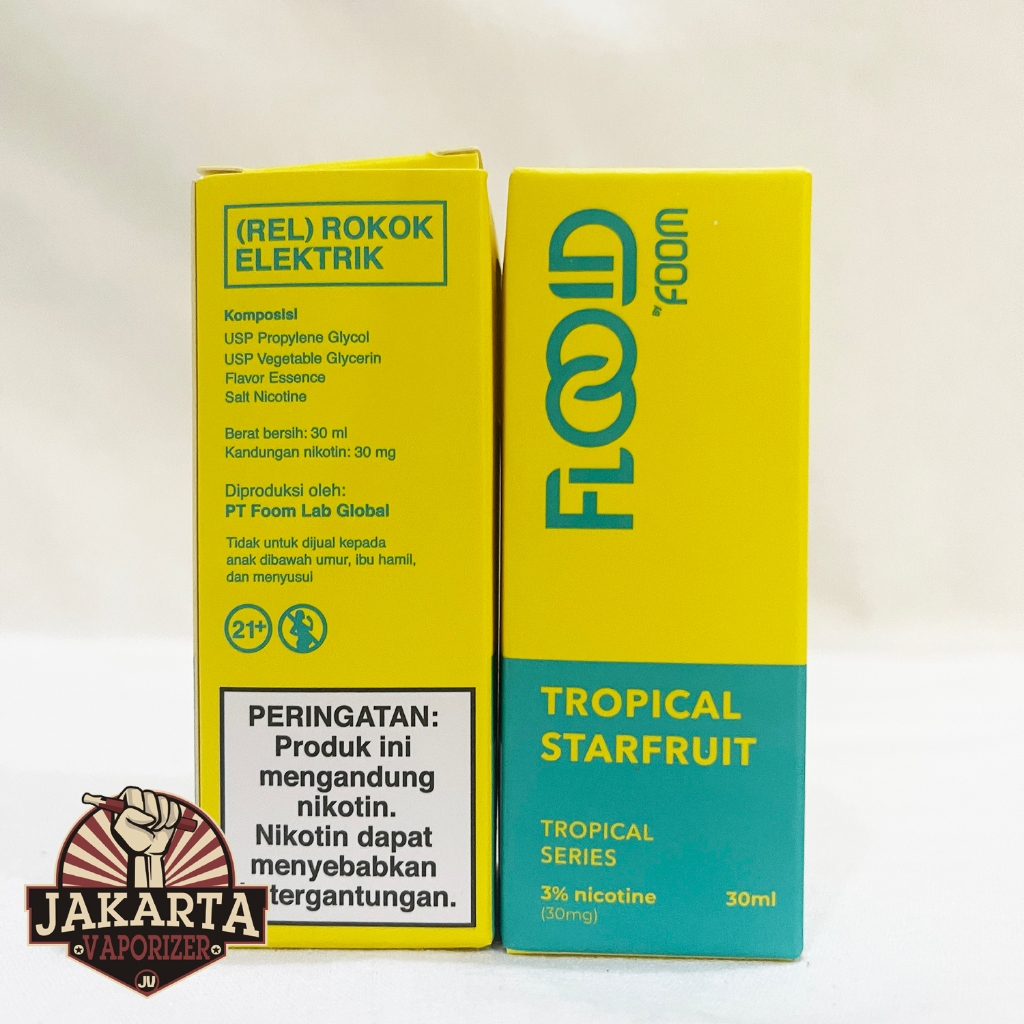 Jual [SALT] FOOM TROPICAL STARFRUIT SALTNIC 30ML 30MG BY FOOM X FLOOID ...