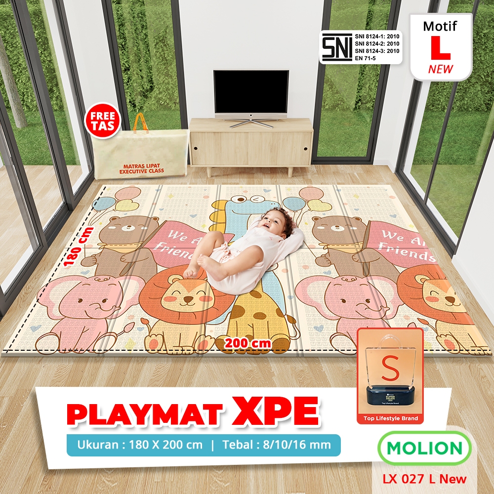 Jual MOLION SNI H Playmat XPE 8-10-16mm Alas Tidur Playmate Karpet ...