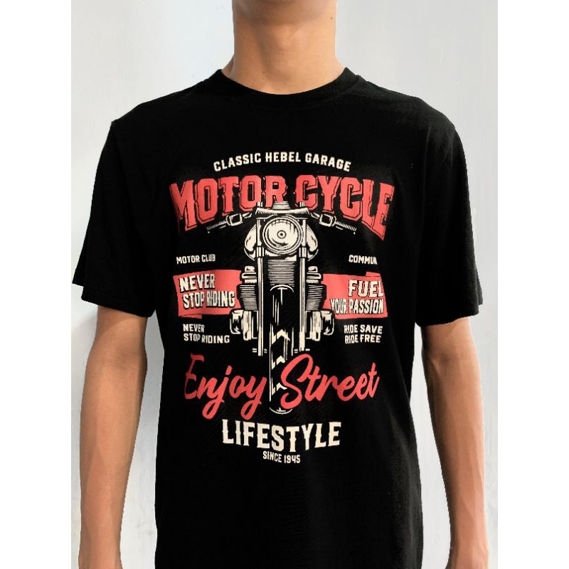 Jual Kaos motor Classic Hebel Garage Motor CYCLE | Shopee Indonesia